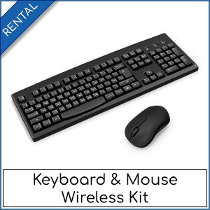 Wireless Keyboard & Mouse Rental - Premier Creative Group